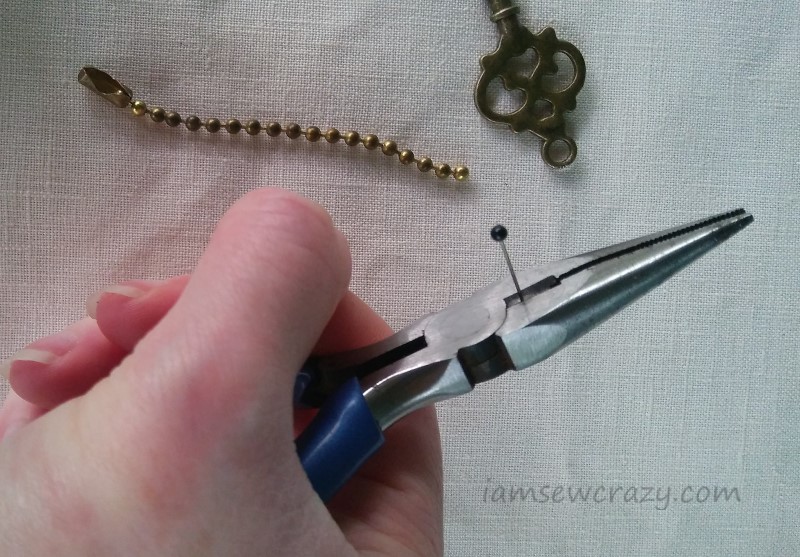 How to Attach Any Pull to a Ceiling Fan Chain - I Am Sew Crazy