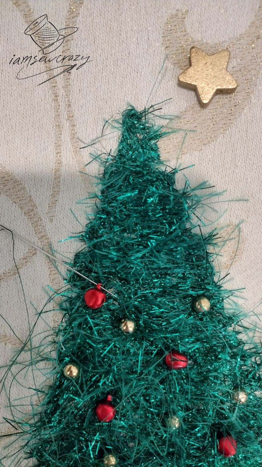 DIY Christmas Tree Pillows: Easy Couching Tutorial - I Am Sew Crazy